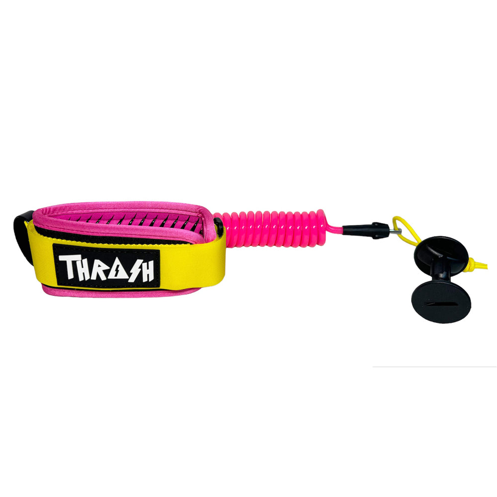 Thrash Bicep Leash pink yellow – Bodyboard HQ