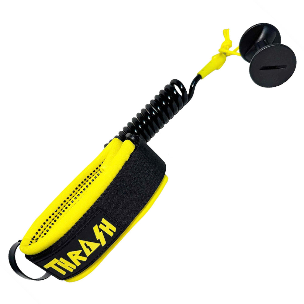 Thrash large Bicep Leash Black yellow – Bodyboard HQ