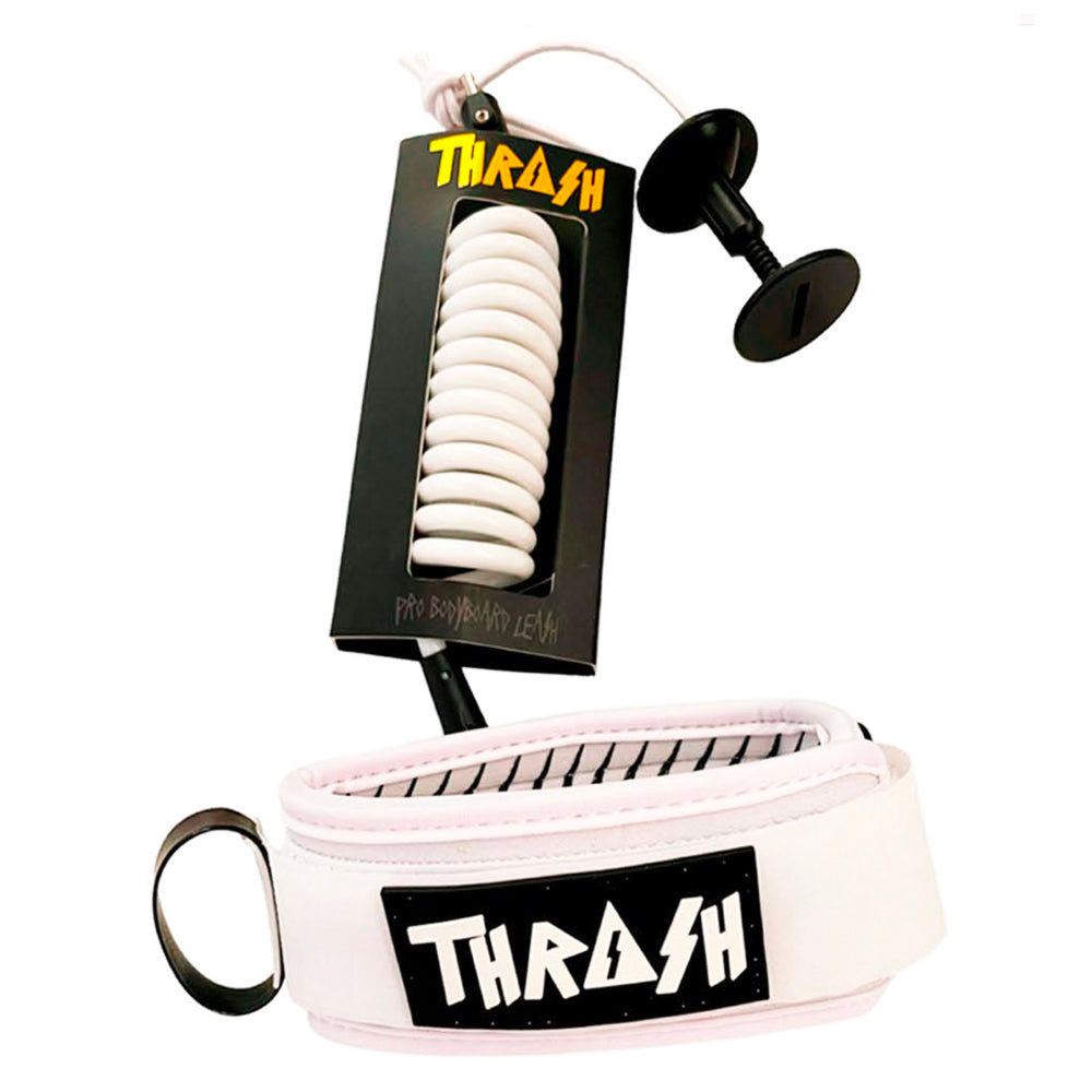 Thrash Bicep Leash White – Bodyboard HQ