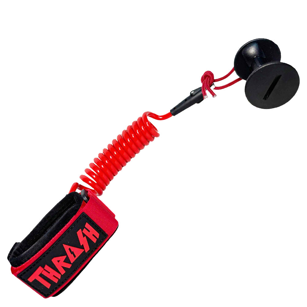 Thrash Double Swivel wrist leash Red – Bodyboard HQ